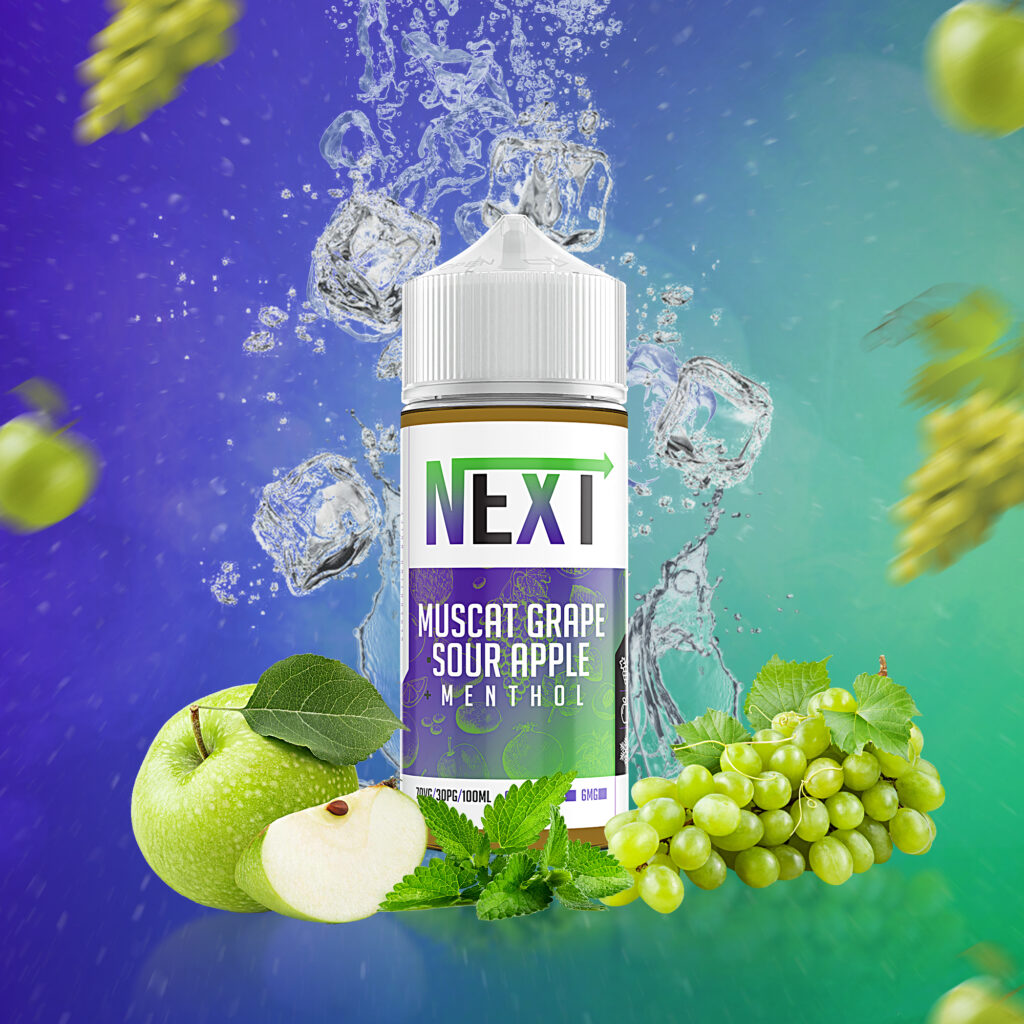 NEXT - Muscat Grape Sour Apple Menthol (Generation Fruits) 100ML - Vapepy